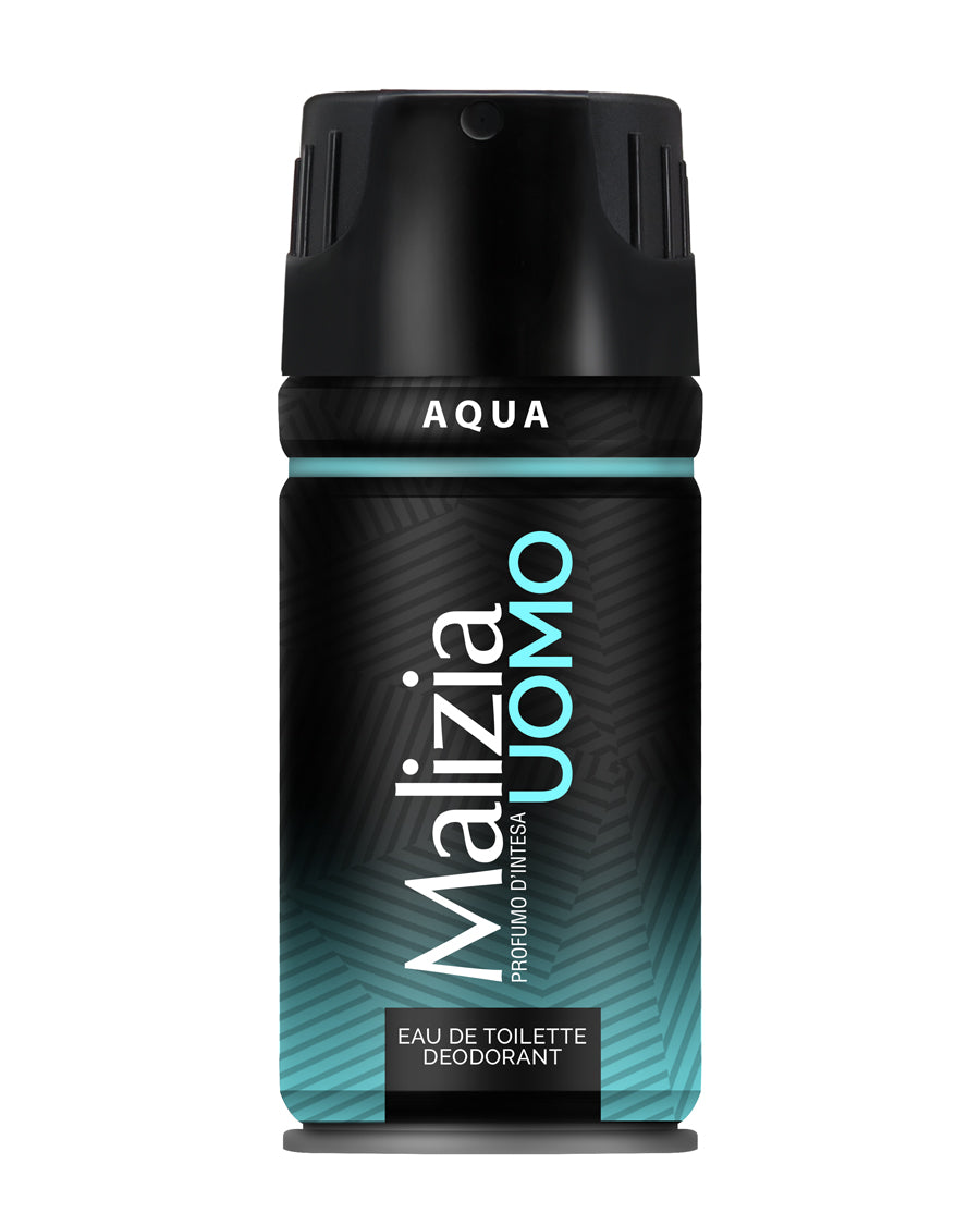 MALIZIA UOMO DEODORANT AQUA 150ML – Mirato MEA